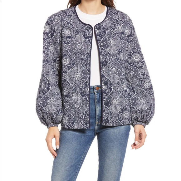Treasure & Bond | Jackets & Coats | New Toile Paisley Print Quilted ...